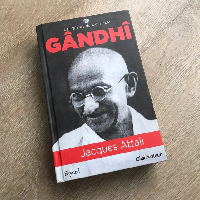 LIVRE JACQUES ATTALI "Gândhî - les géants du XXe siècle" (Fayard) EUR 3 ...