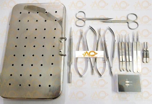 MICRO HAND SURGERY instruments set Micro surgery Surgical instruments ...