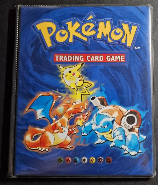 OFFICIAL POKEMON CARDS Folder 90s Charizard Pikachu Blastoise EUR 24,75 - PicClick FR