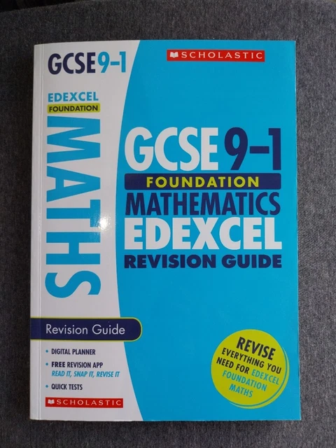 SCHOLASTIC GCSE 9-1 Foundation Mathematics Edexcel Revision Guide ...