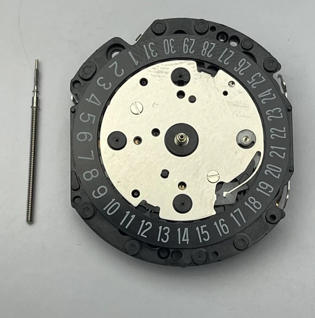 HATTORI VD53B COMPLETE Movement Quartz Montre Japan Calendrier A Pour ...