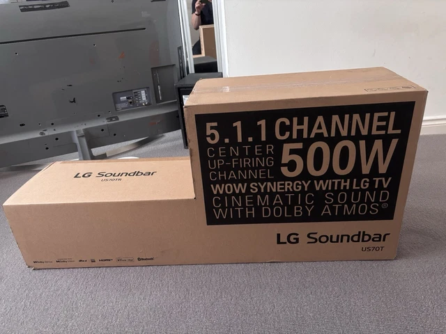 LG US70TR SOUNDBAR 5.1.1ch 500W Dolby Atmos Sealed Brand New £77.37 ...