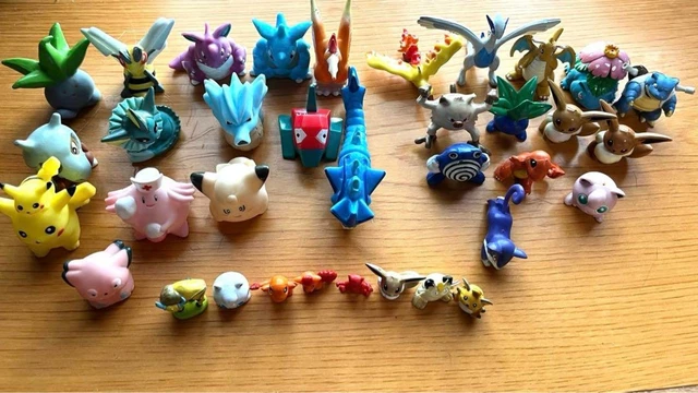 POKEMON NIÑOS TEMPRANO Pokemon Finger Puppet Llavero Set 36 Figuras ...