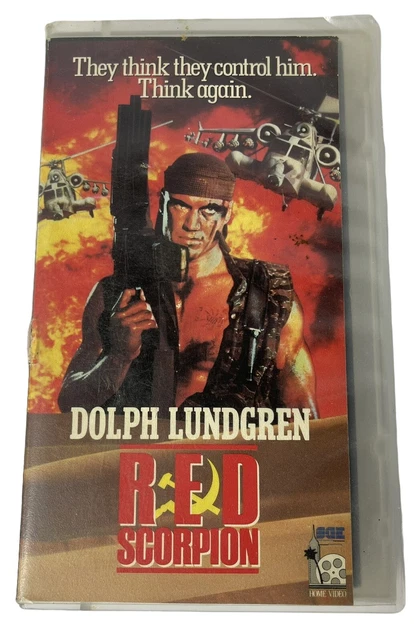 RED SCORPION 1989 VHS Action Thriller Dolph Lundgren M. Emmet Walsh Al ...