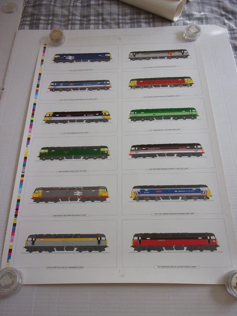 BRITISH RAIL - Train Livery Design Sheet - 64 x 45 cm £20.00 - PicClick UK