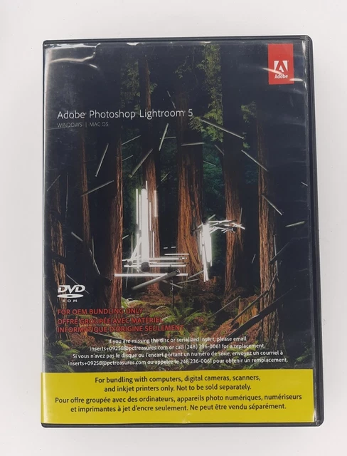 ADOBE PHOTOSHOP LIGHTROOM 5 DVD windows MAC os $190.00 - PicClick CA