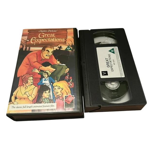 CHARLES DICKENS GREAT Expectations VHS Video Childrens Animated Retro ...