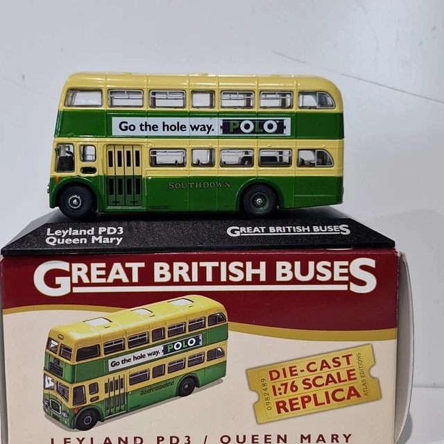LEYLAND PD3 QUEEN Mary Model Bus Southsea 1:76 Scale £8.49 - PicClick UK