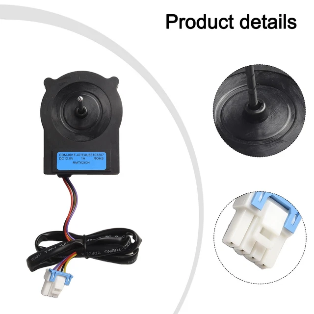 MOTEUR VENTILATEUR RÉFRIGÉRATEUR efficace modèle EAU63103207 pour ...