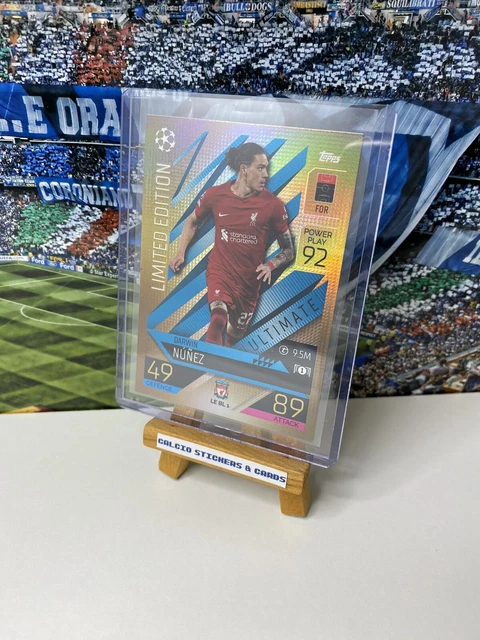 TOPPS MATCH ATTAX EXTRA 2022/23 Darwin Nunez Liverpool Blue Limited ...