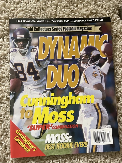 RANDY MOSS R Cunningham Minnesota Vikings 1998/1999 édition collector ...