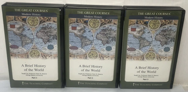 THE GREAT COURSES: A Brief History of the World 6-Disc DVD Set w ...