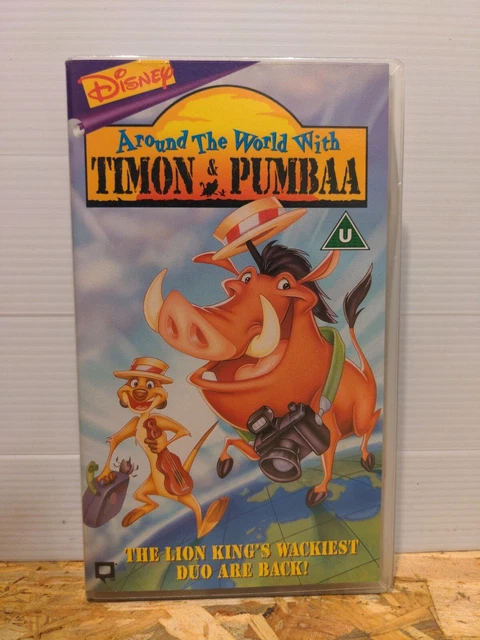 CLASSIC DISNEY FILM VHS - Timon And Pumba - Around The World - 1999 ...
