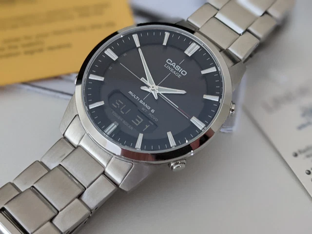 CASIO LINEAGE WAVE Ceptor Solar Watch LCW-M170D-1AER £165.00 - PicClick UK