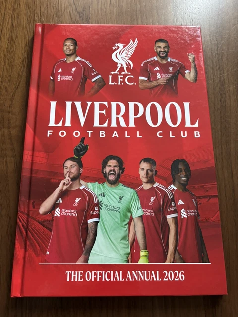 LIVERPOOL FC 2026 Official Club Annual New £9.99 - PicClick UK