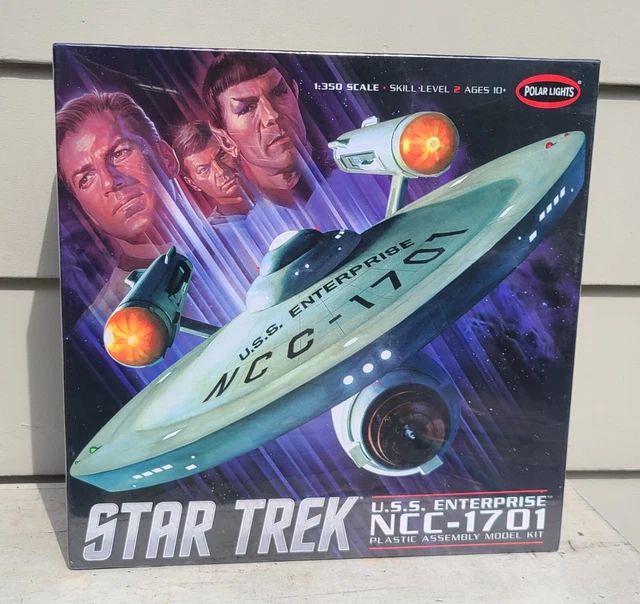 POLAR LIGHTS STAR Trek 1:350 U.S.S. Enterprise NCC-1701 #878 2012 New ...
