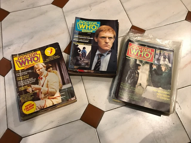 DOCTOR WHO WEEKLY and Monthly Magazine Vintage Bundle (x55) £99.99 ...