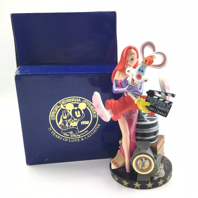 DISNEY ROGER & Jessica Rabbit 1998 Disneyana Convention Figurine New ...
