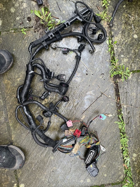 VW TRANSPORTER T5 2.5TDI ENGINE WIRING LOOM 7H0971078 Mt . £95.00 ...