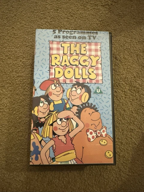 THE RAGGY DOLLS VHS Animation Video Cassette Neil Innes Vintage 80s ...