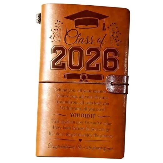 CLASS OF 2026 Graduation Gifts Leather Journal, 2026 Graduation Gift ...