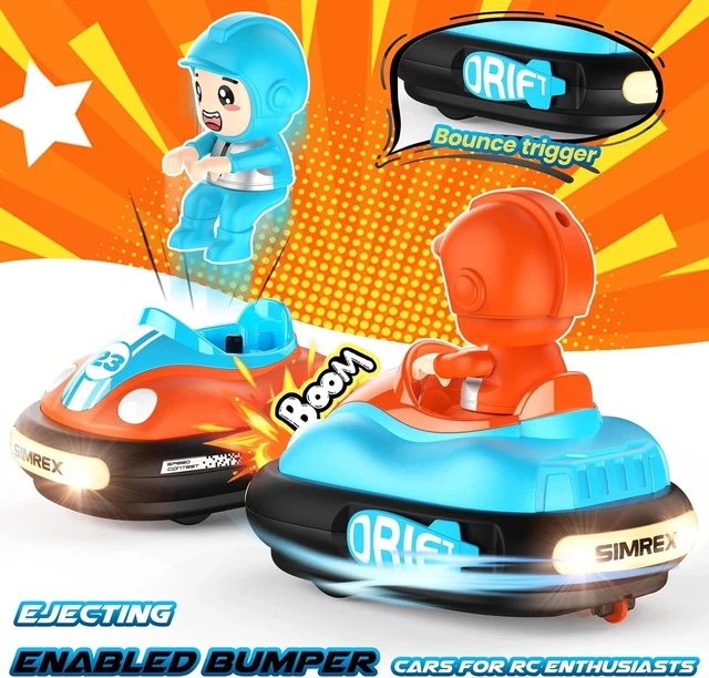 REMOTE CONTROL BUMPER Car for Kids, RC Ejecting Bumper Vehicle for Kids ...