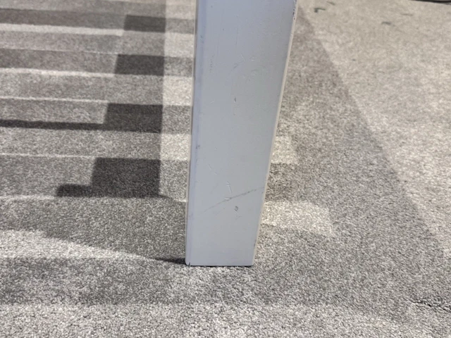 WHITE SINGLE BED Frame with Wooden Slat Base £21.50 - PicClick UK