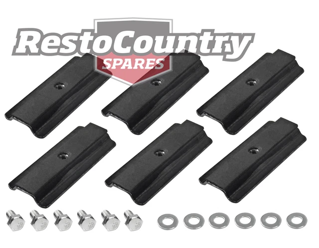 HOLDEN COMMODORE BUMPER Bar Slider Mounting Bracket +Bolt Kit x6 VK ...