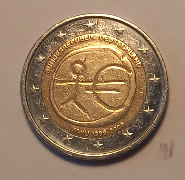 SELTENE 2 EURO münze Strichmännchen Fehlprägung 1999-2009 £427.75 - PicClick UK