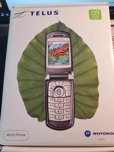 MOTOROLA CELLULAR FLIP Phone A840 New In Box $40.00 - PicClick CA