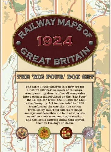 RAILWAY MAPS OF Great Britain, 1924: The 'Big Four' B... by Old House ...