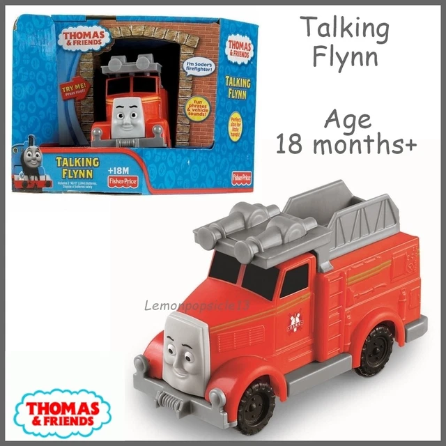 THOMAS AND FRIENDS Small Push Along Talking Flynn Fire Engine £13.95 ...