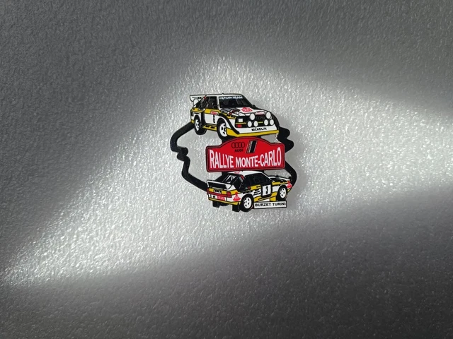 RARE PIN'S RALLYE MONTE CARLO AUDI QUATTRO SPORT 1985,1986 S1 S2 EUR 27 ...
