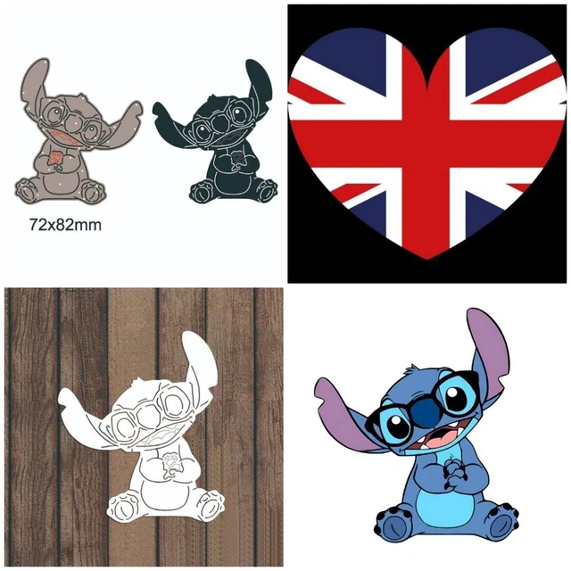 DISNEY LILO & Stitch And Metal Cutting Paper Card Dies Craft Die Cut ...