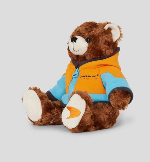 OFFICIAL MCLAREN F1 Formula 1 Teddy Bear Super Soft Gift Papaya Blue ...
