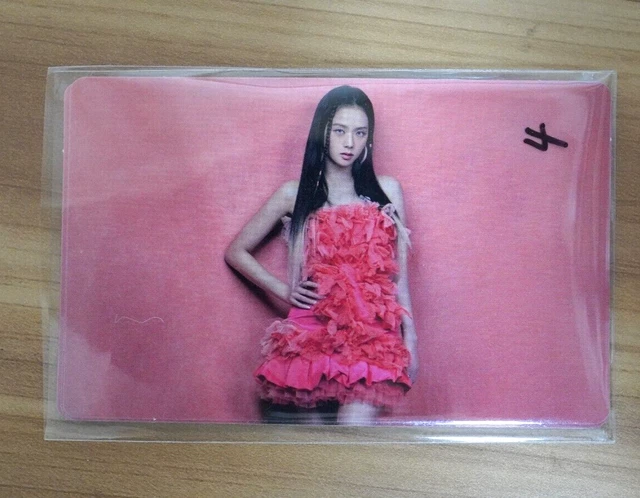 JISOO BLACKPINK BORN Pink Album Pob Lucky Draw Weverse Shop Photocard ...