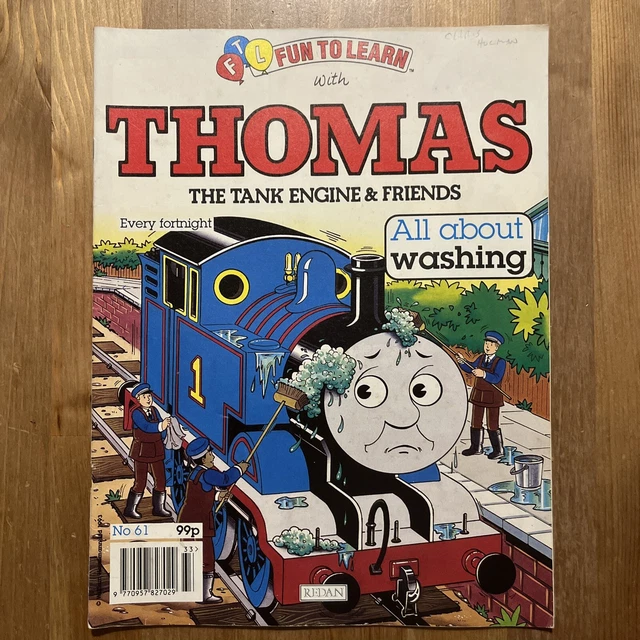THOMAS THE TANK Engine And Friends Comic Issue 61 Fun to Learn Redan ...