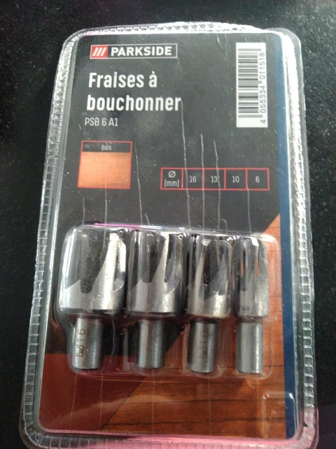 PARKSIDE® EMBOUTS POUR perceuse :fraises à bouchonner EUR 10,00 ...