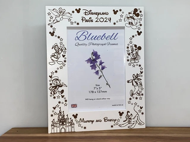 PERSONALISED DISNEYLAND PARIS 2024 Photo Frame Engraved Any Year or ...