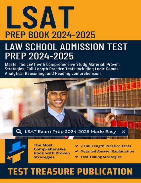 TEST TREASURE PUBLICATION LSAT Prep Book 2024-2025 (Poche) EUR 36,95 ...