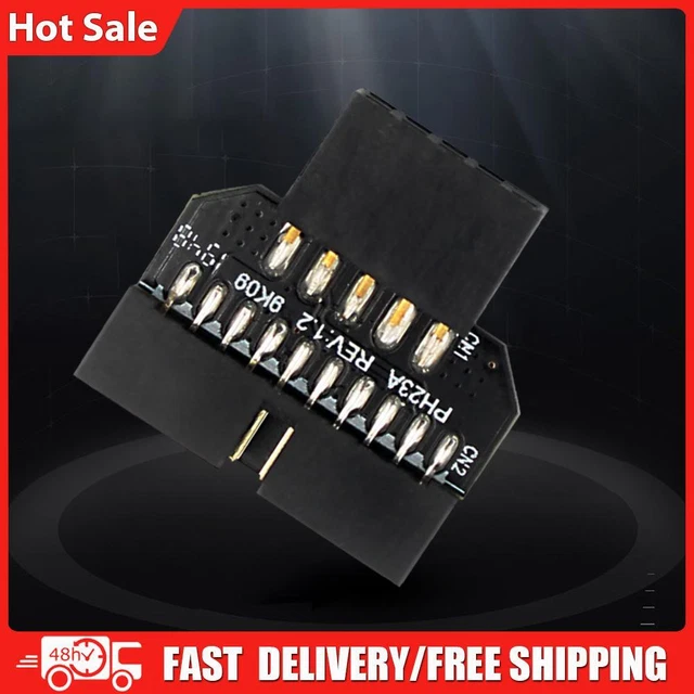 9 PIN ADAPTER Plug Interface Adapter Motherboard Chassis Accessories ...