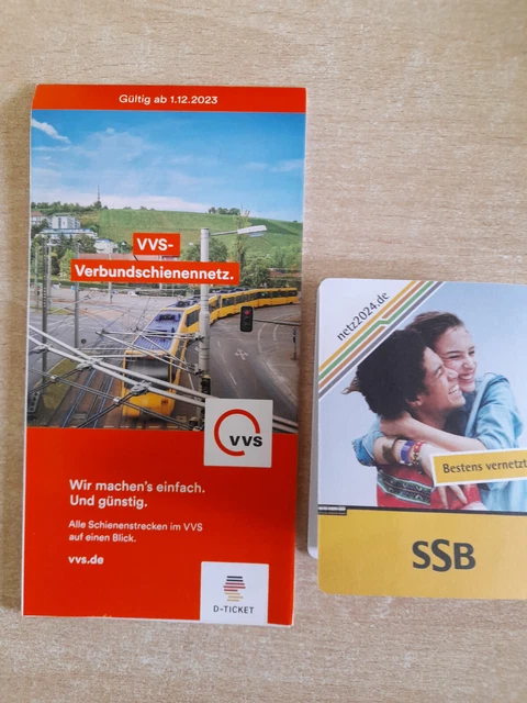 STUTTGART (SSB/VVS) RAIL/TRAM/BUS maps, 2024 issues £1.00 - PicClick UK