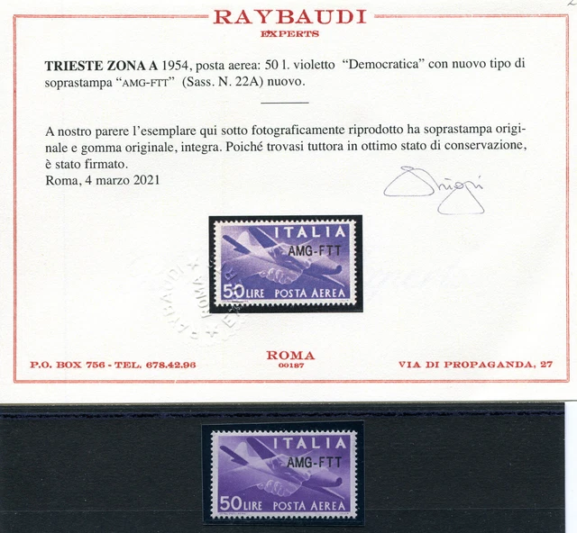 POSTA AEREA LIRE 50 varietà soprastampa modificata EUR 125,00 - PicClick FR
