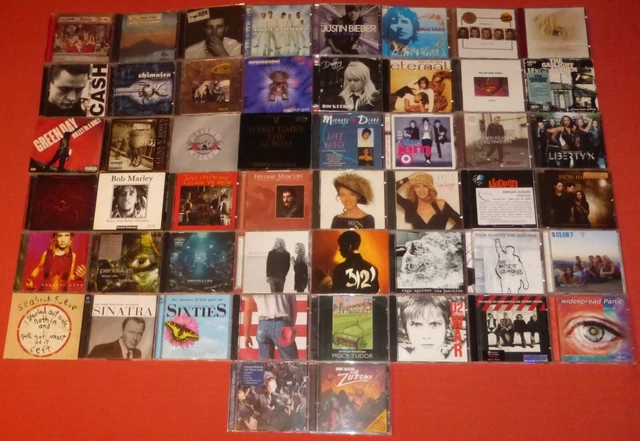 50 ROCK & Pop Cd Albums (Collection/Job Lot) £44.99 - PicClick UK