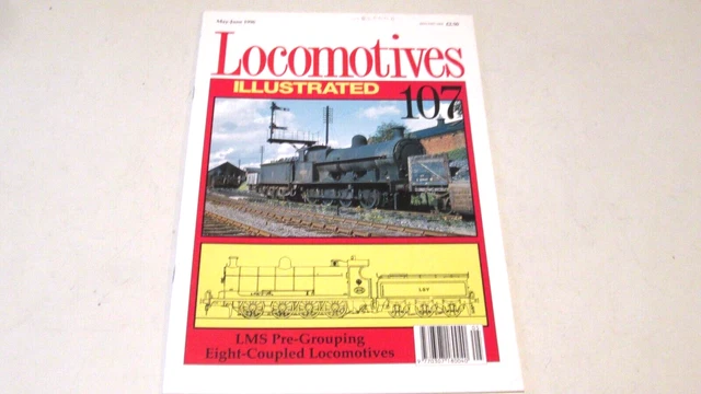 LOCOMOTIVE ILLUSTRATED NO. 107 LMS PRE-GROUPING EIGHT-COUPLED ...
