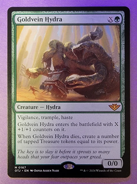 GOLDVEIN HYDRA MTG Outlaws of Thunder Junction 0167 EUR 15,70 - PicClick IT GOLDVEIN HYDRA MTG Outlaws of Thunder Junction 0167 EUR 15,70 - PicClick IT
