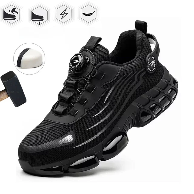 PLASTIC TOE CAP SAFETY SHOES LIGHTWEIGHT MEN WOMENS WORK Boots TRAINER ...