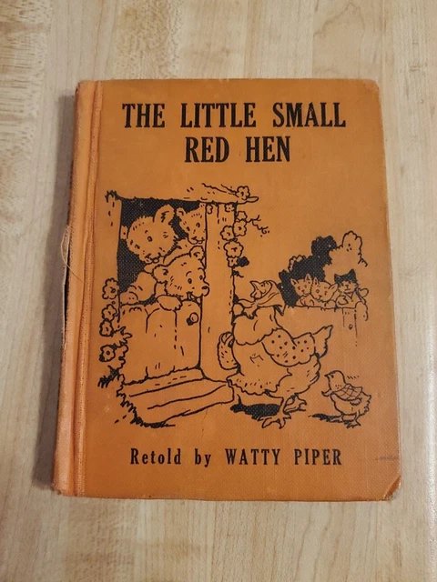 THE LITTLE SMALL Red Hen- 1st Edition 1935 Retold Watty Piper HC ...