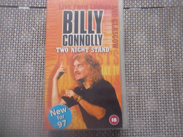 BILLY CONNOLLY TWO Night Stand VHS Video Tape £5.10 - PicClick UK