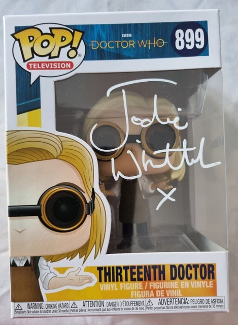 FIGURINE DOCTOR WHO Jodie Whittaker 13th Doctor Signed Thirteenth Funko ...